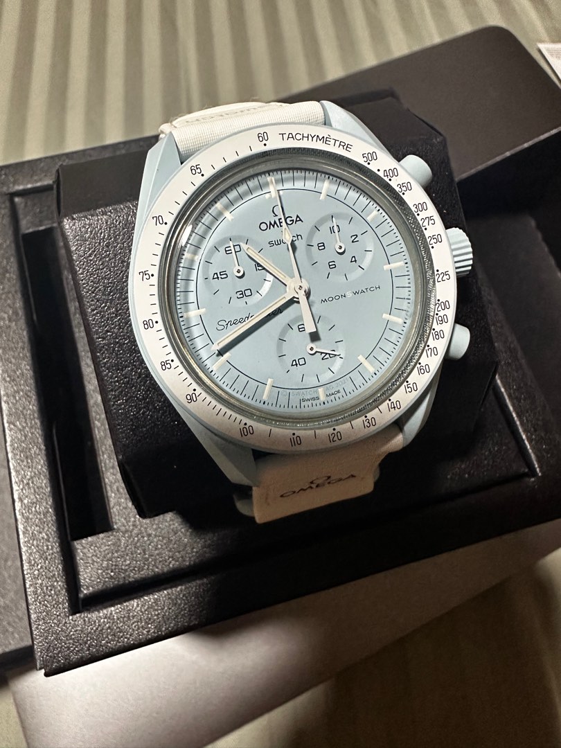 Omega Swatch MoonSwatch, Mission to Uranus, Luxury, Watches on Carousell