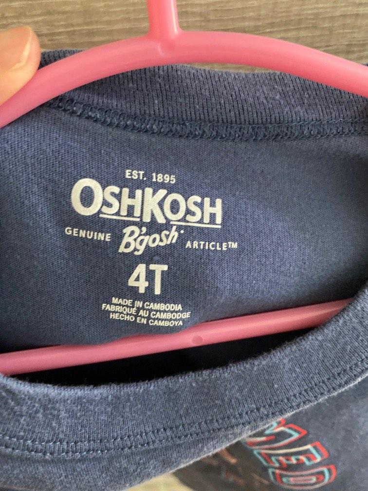 Osh Kosh T-shirt, Boy style, 4T, Babies & Kids, Babies & Kids Fashion ...