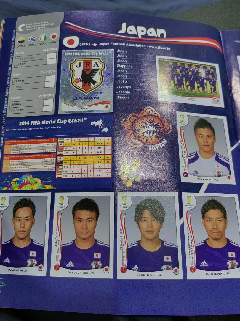 Panini sticker book fifa World Cup 2014, Hobbies & Toys, Collectibles ...
