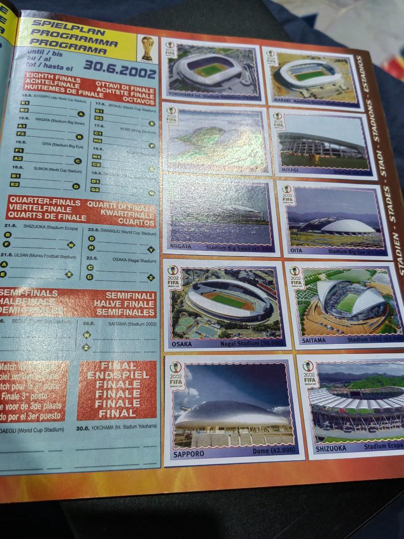 Panini sticker book fifa World Cup 2002, Hobbies & Toys, Collectibles ...