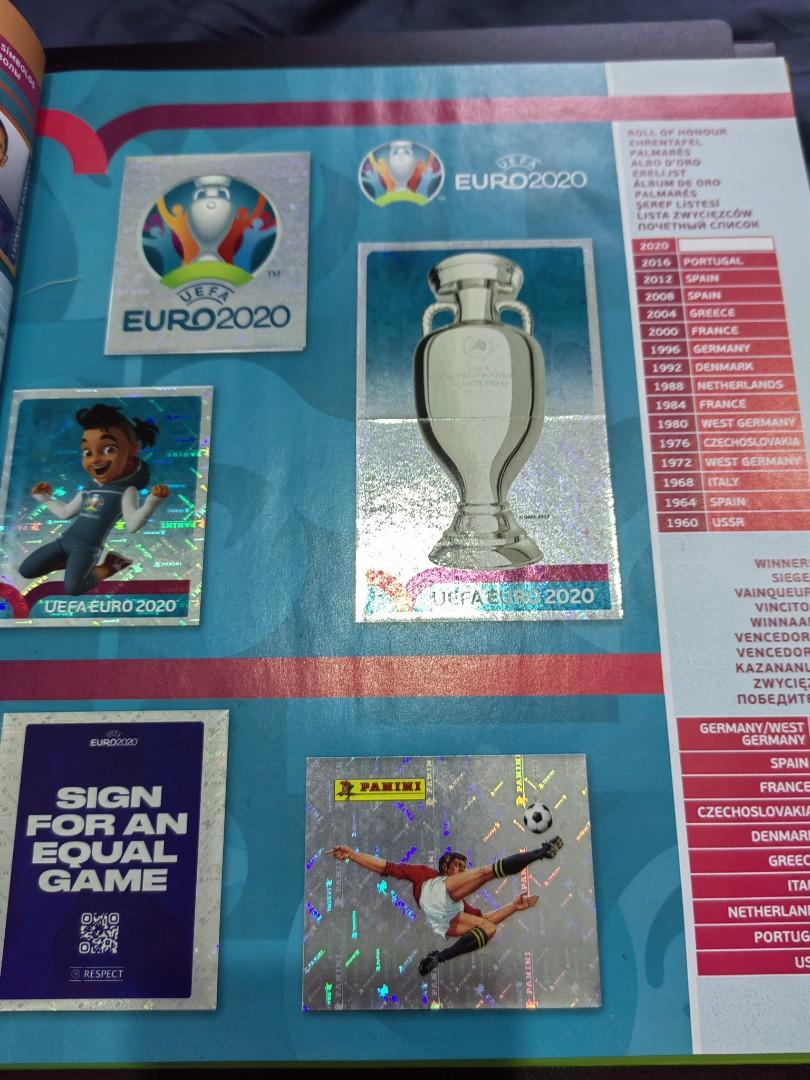 Panini sticker book uefa euro 2020, Hobbies & Toys, Collectibles ...