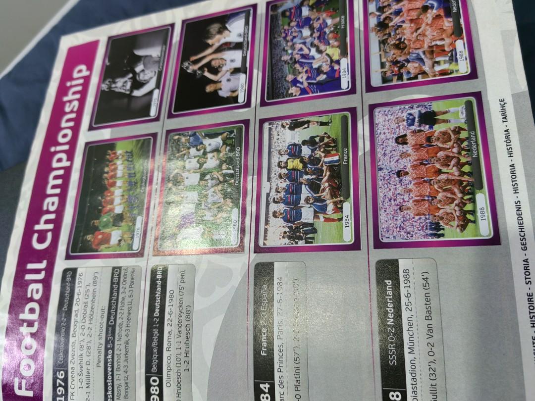 Panini sticker book uefa euro 2012, Hobbies & Toys, Collectibles ...