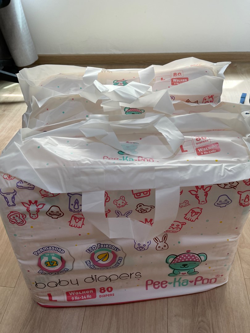 Pee-Ka-Poo diaper/ Pant - Size L, Babies & Kids, Bathing & Changing ...