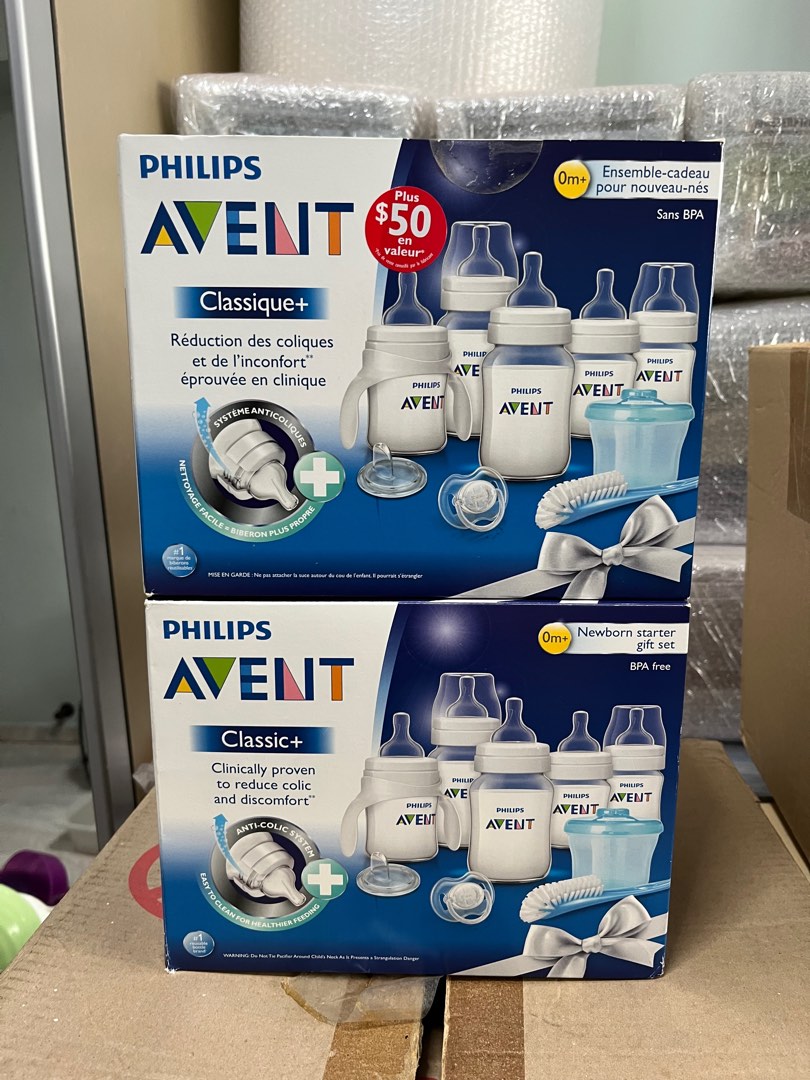 Philips AVENT Classic Plus Newborn Starter Set, Babies & Kids, Nursing ...