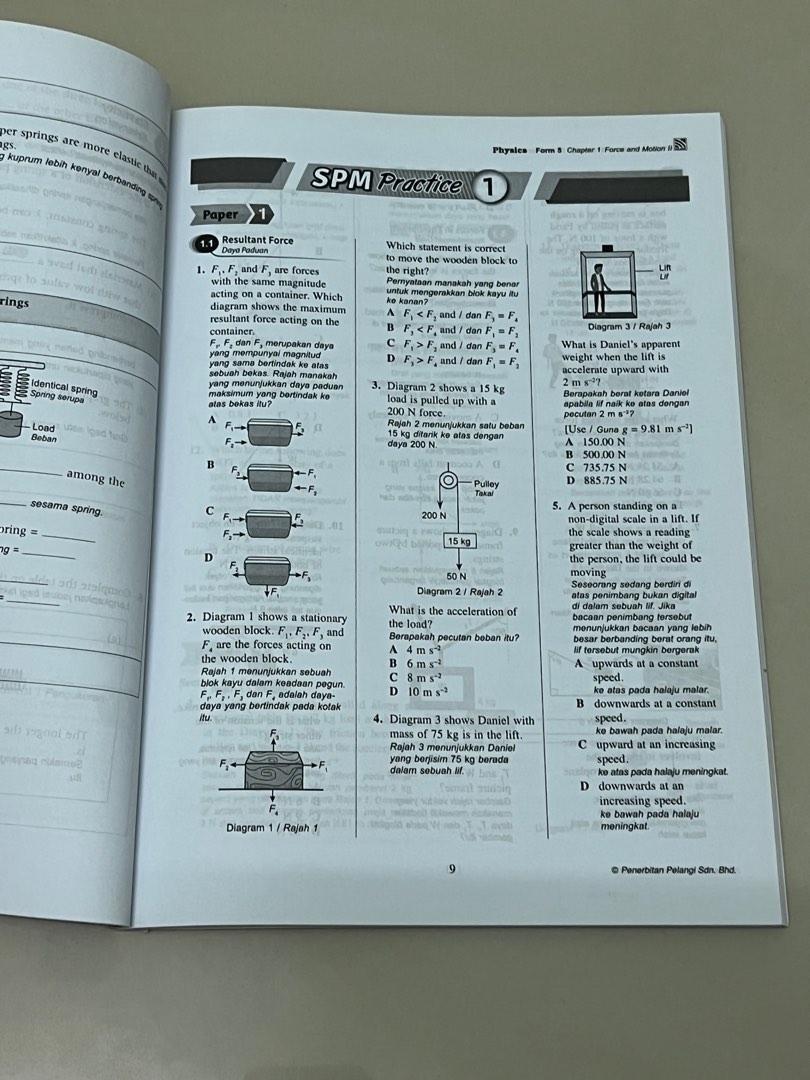 PHYSICS FORM 5 KSSM PELANGI TOP CLASS, Hobbies & Toys, Books ...