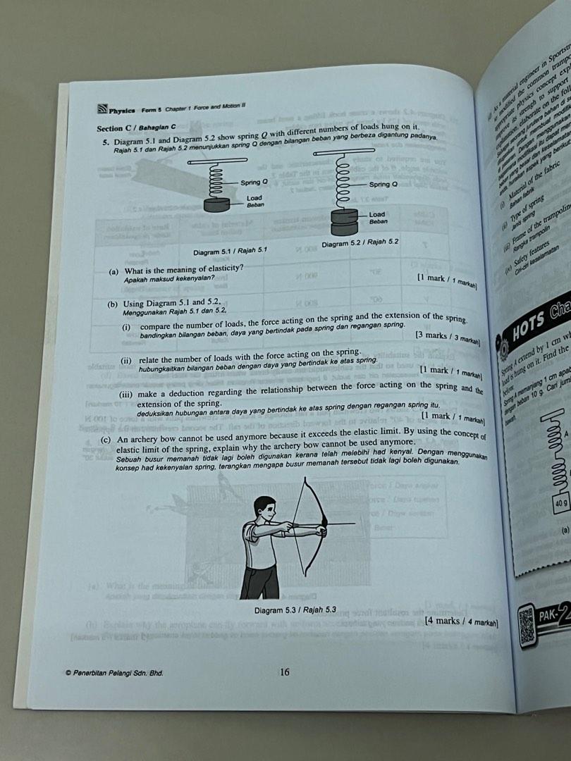 PHYSICS FORM 5 KSSM PELANGI TOP CLASS, Hobbies & Toys, Books ...