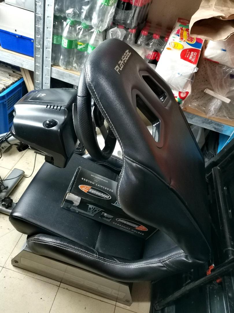 Playseat Racing Chair plus Logitech g27 steering wheel with pedal PS4 ...