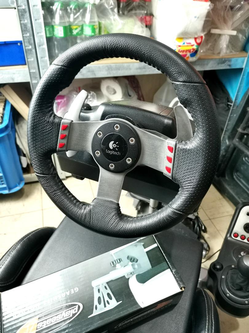 Playseat Racing Chair plus Logitech g27 steering wheel with pedal PS4 ...