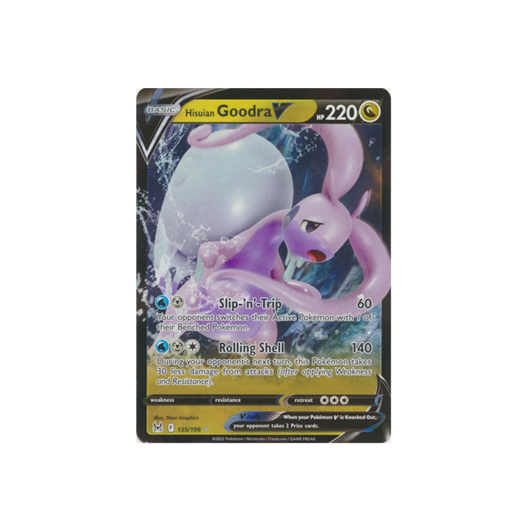 Pokemon Hisuian Goodra V Card, Hobbies & Toys, Toys & Games on Carousell
