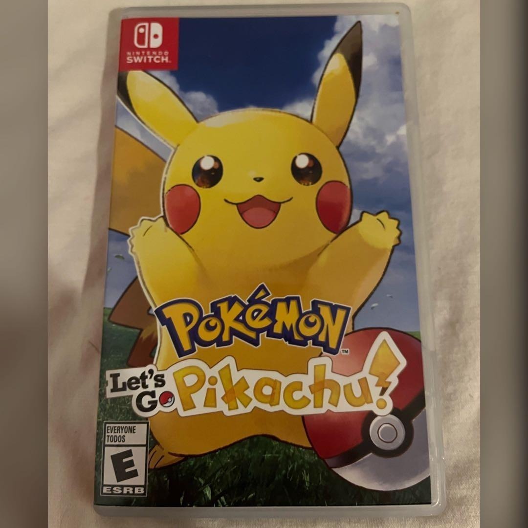 Pokemon Let's Go Pikachu Switch Game Nintendo, Video Gaming, Video ...