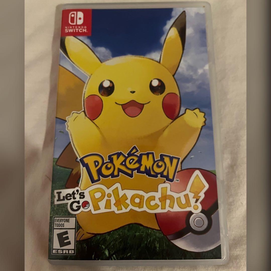 Pokemon Let's Go Pikachu Switch Game Nintendo, Video Gaming, Video ...