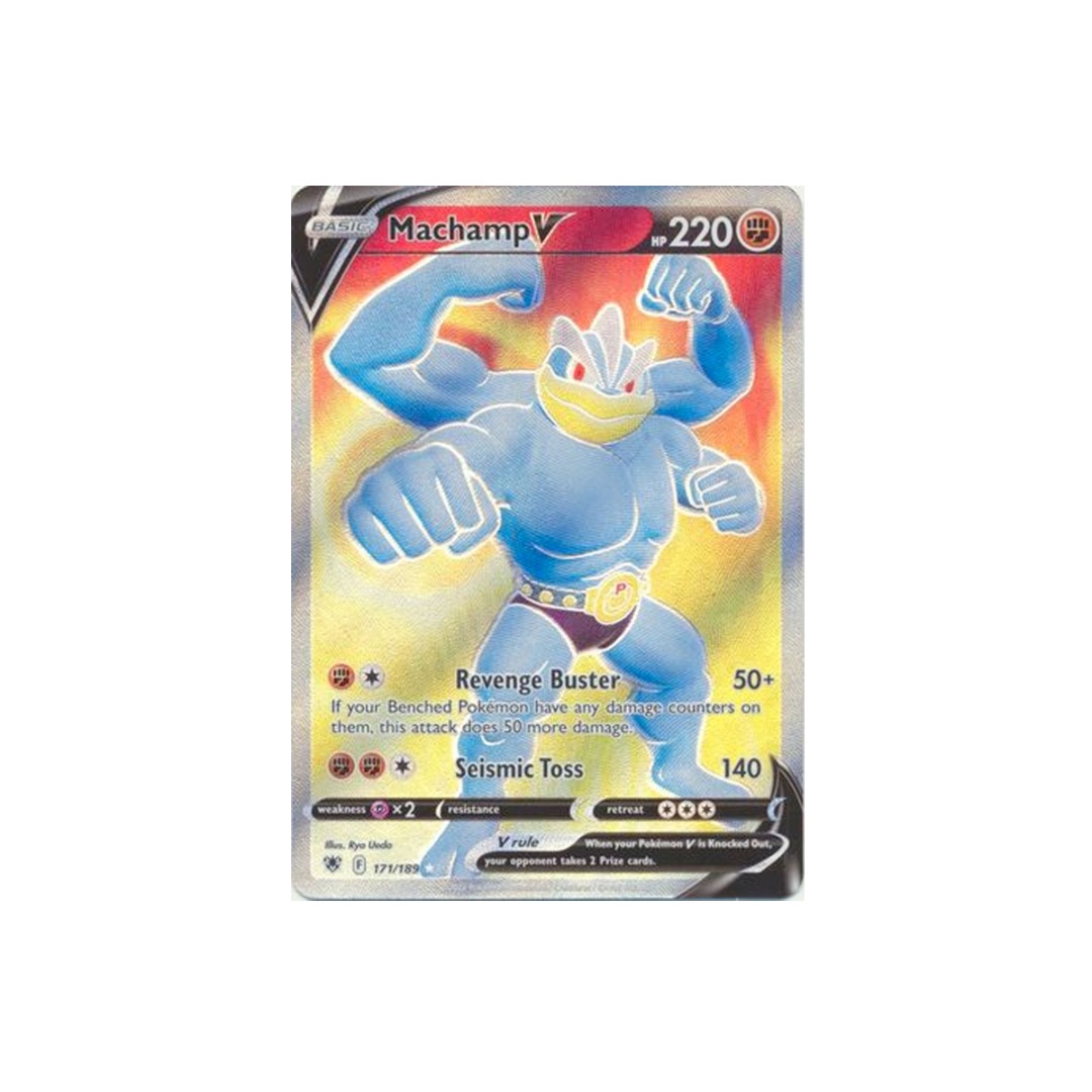 Pokemon Machamp V Card, Hobbies & Toys, Toys & Games on Carousell