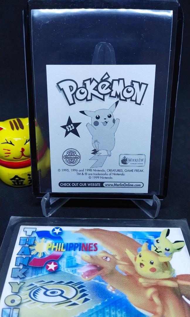 Pokemon VINTAGE Collectibles - MEW # S23 - SILVER PRISM STICKER (MERLIN ...