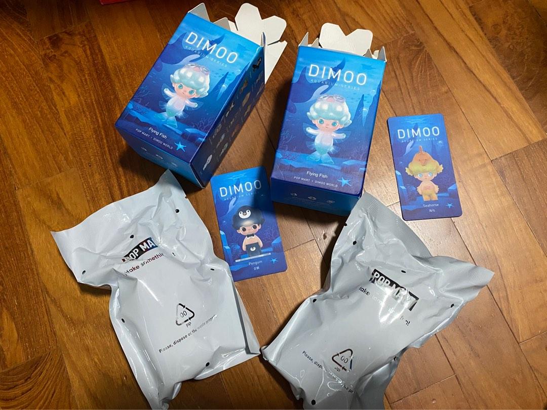 BNIF POP MART POPMART DIMOO Aquarium penguin seahorse polar bear ...