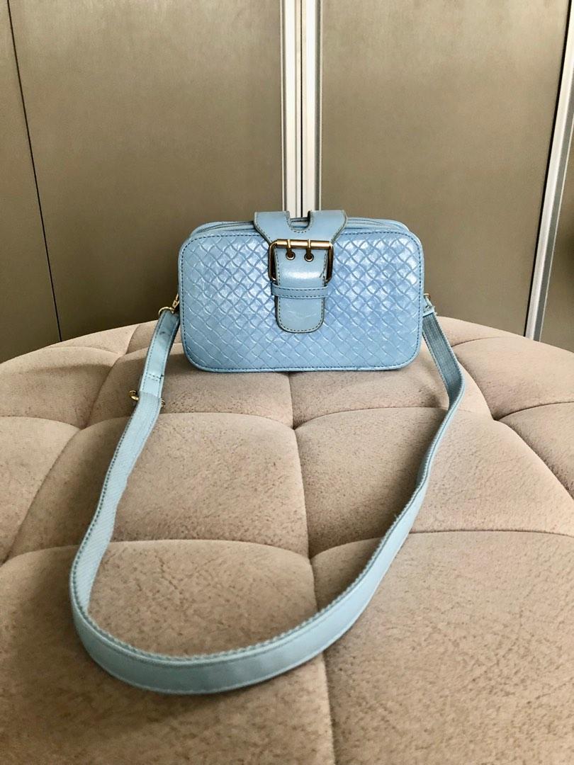 Powder blue banig style sling bag, Women's Fashion, Bags & Wallets ...