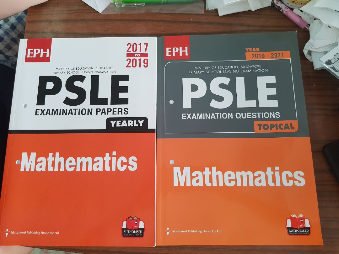 PSLE Past Year Maths Booklets (2017-2019)(2019-2021), Hobbies & Toys ...