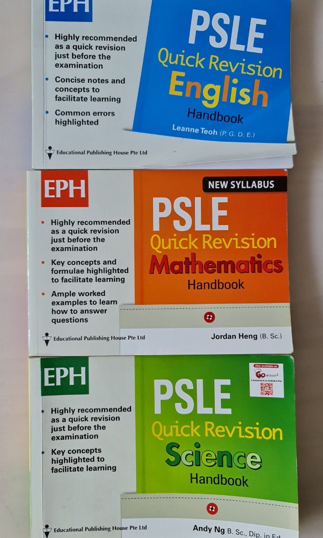 PSLE Quick Revision Handbooks, Hobbies & Toys, Books & Magazines ...