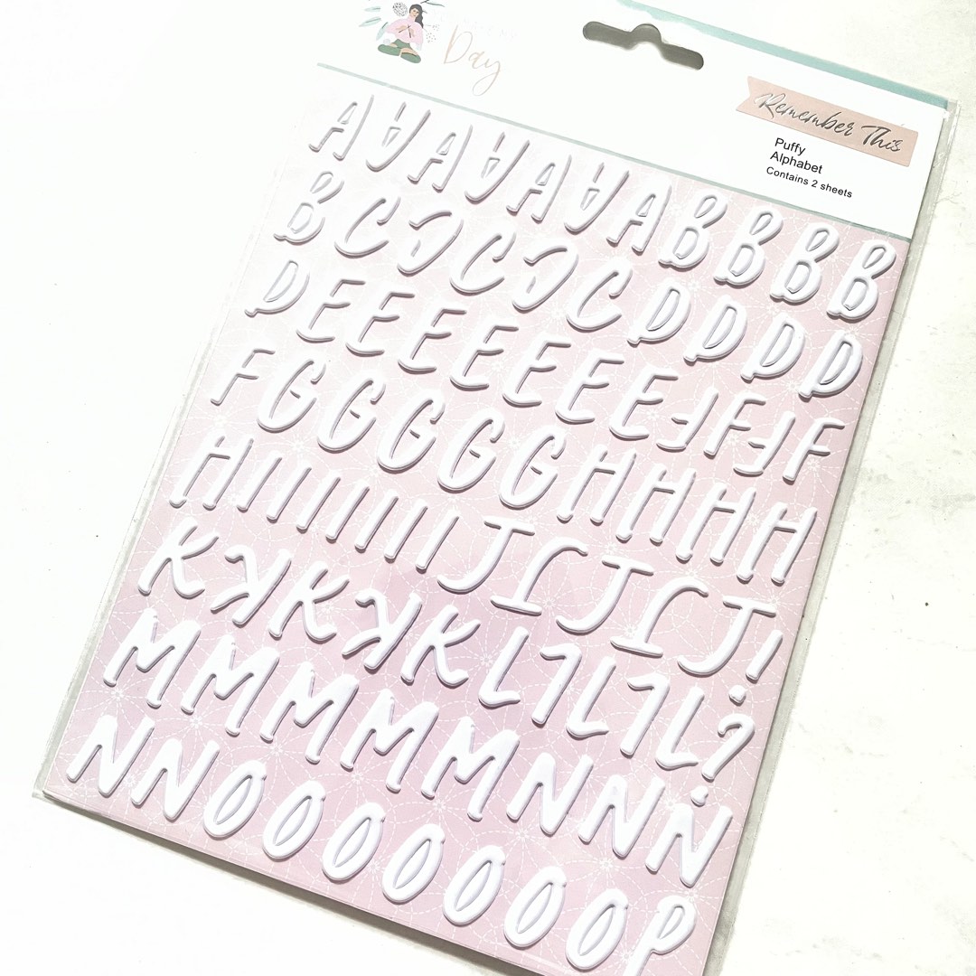 Puffy Alphabet Stickers, Hobbies & Toys, Stationery & Craft, Other ...