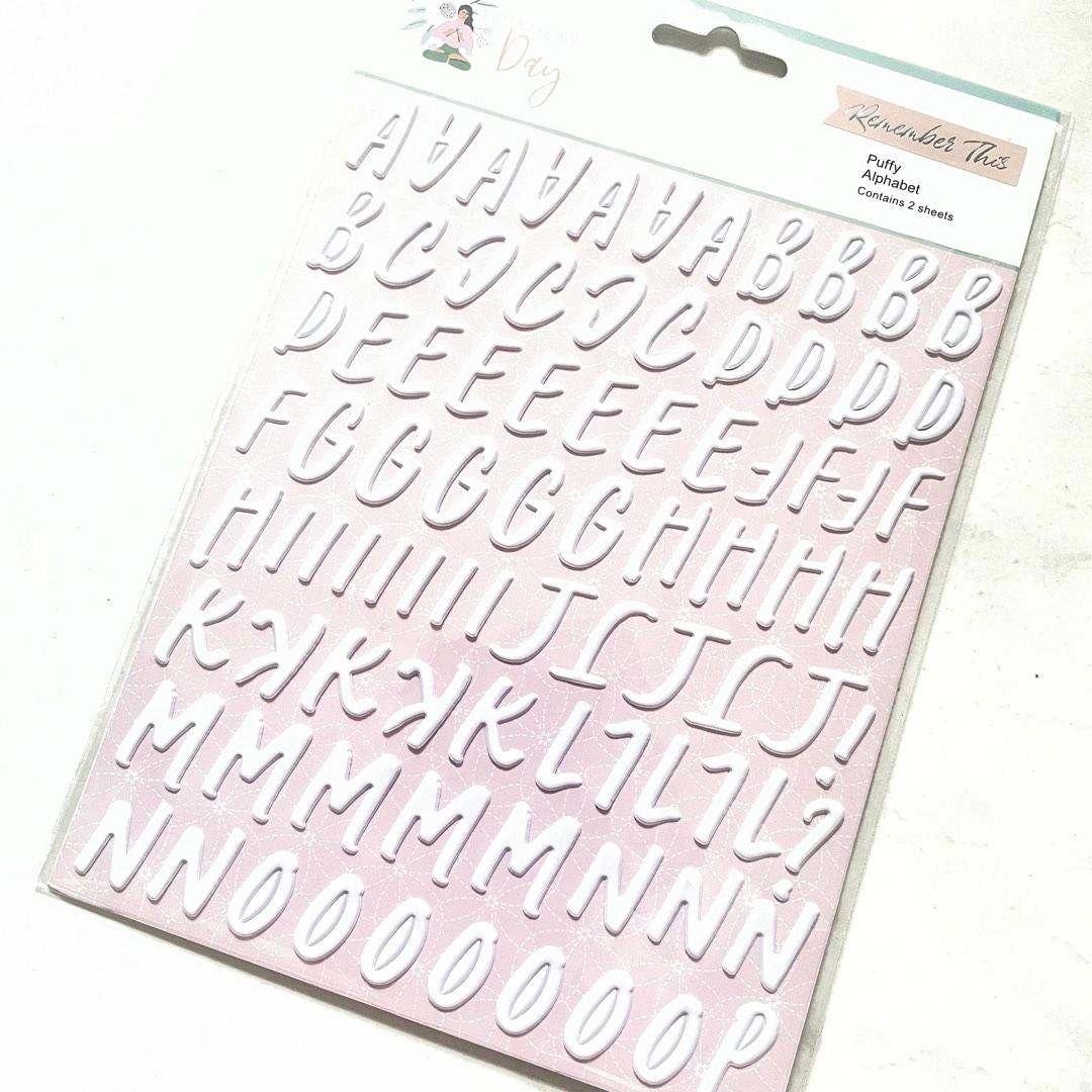 Puffy Alphabet Stickers, Hobbies & Toys, Stationery & Craft, Other ...