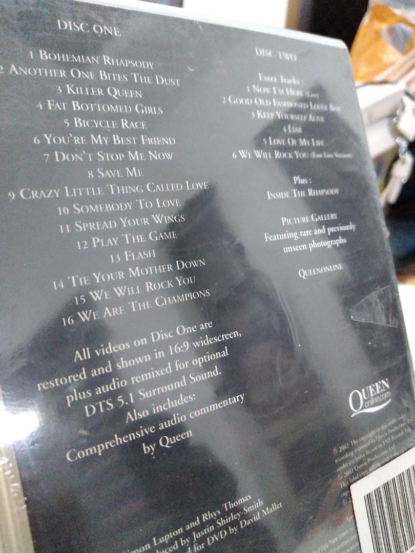 Queen Greatest Video Hits 1 DVD, Hobbies & Toys, Music & Media, CDs ...