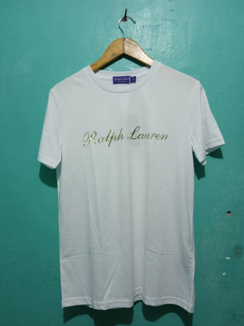 Ralph Lauren spell out gold, Men's Fashion, Tops & Sets, Tshirts & Polo ...