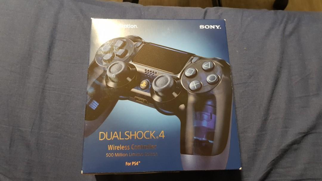 Rare ps4 controller 500million limited edition, Video Gaming, Gaming ...