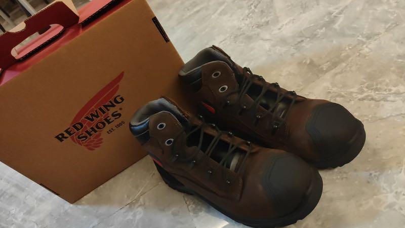 Red wing safety boot 3228, Men's Fashion, Footwear, Boots on Carousell
