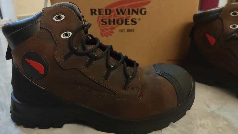 Red wing safety boot 3228, Men's Fashion, Footwear, Boots on Carousell