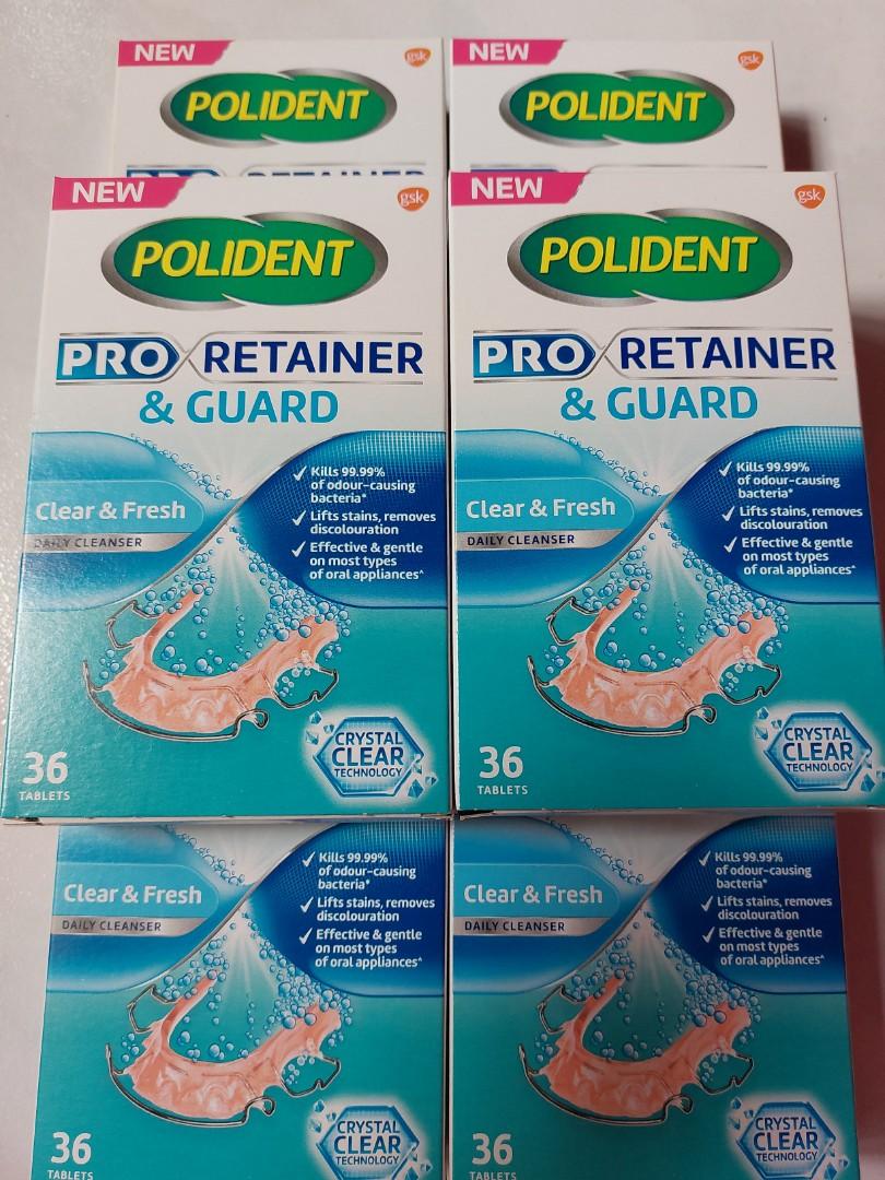 Retainer Cleaner Polident, Health & Nutrition, Braces, Support ...