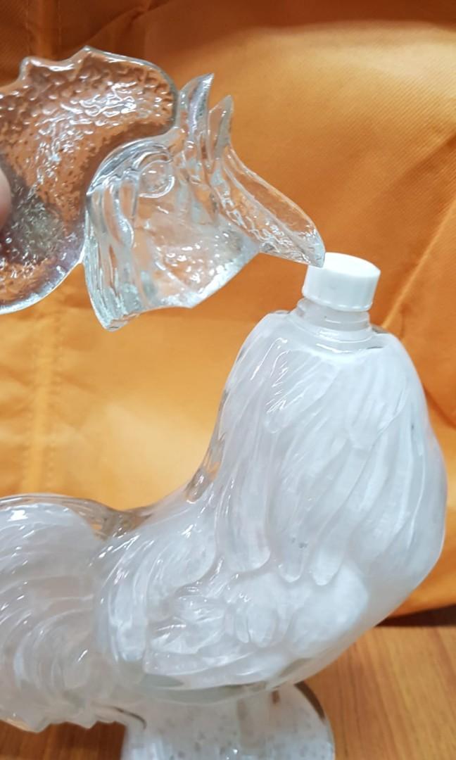 Rooster alcohol holder display set, Furniture & Home Living, Home Decor ...