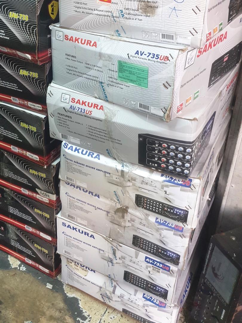 Amplifier Sakura AV 733 US (Mall Pull Out), Audio, Soundbars, Speakers ...