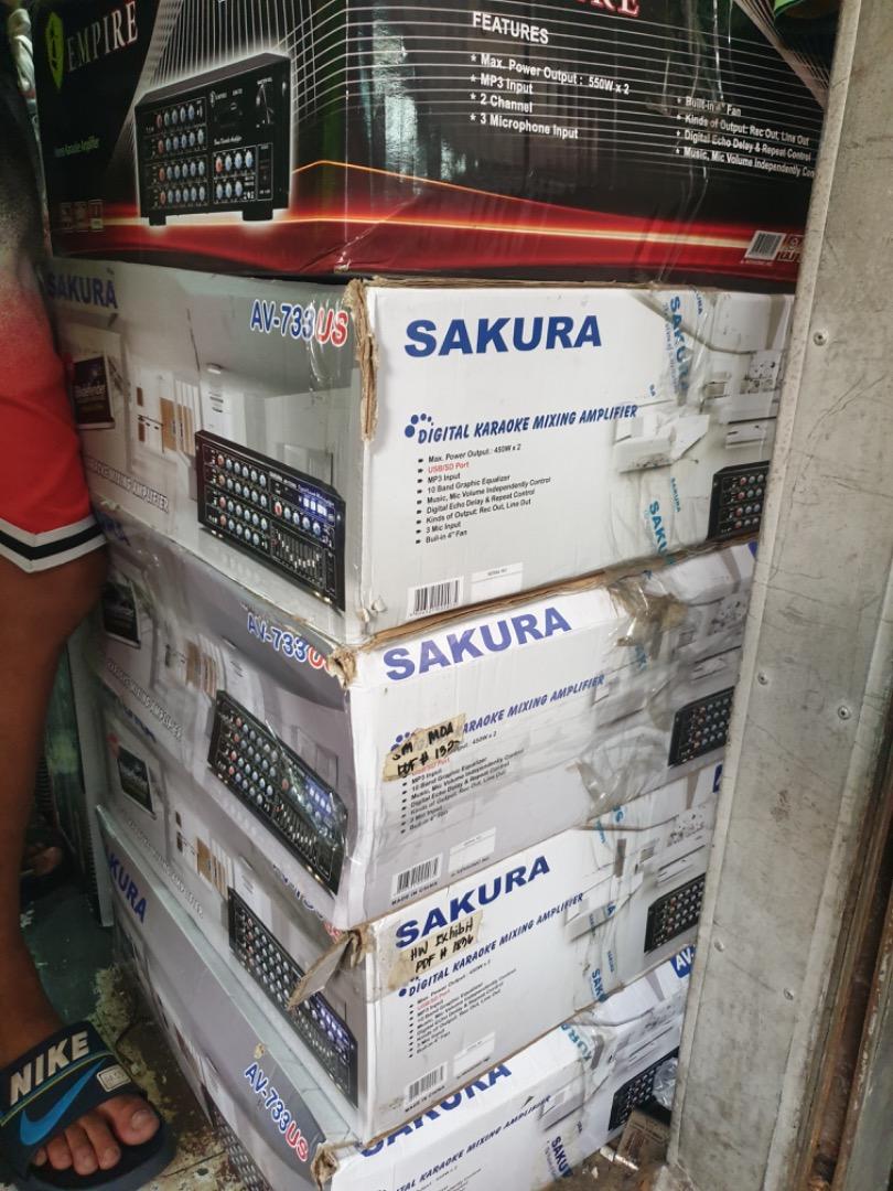 Amplifier Sakura AV 733 US (Mall Pull Out), Audio, Soundbars, Speakers & Amplifiers on Carousell