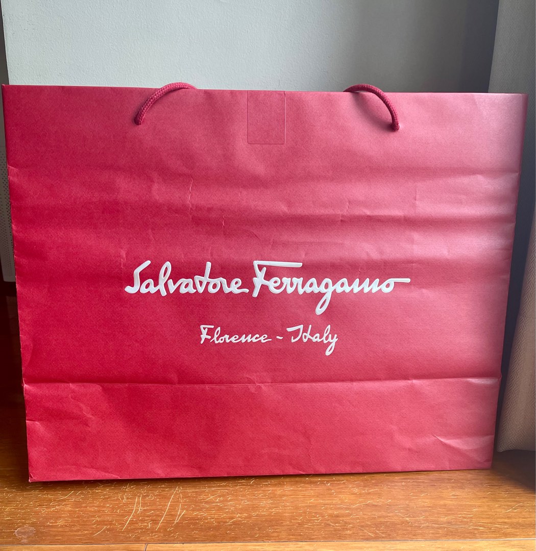 Salvatore Ferragamo paper bag, Hobbies & Toys, Stationary & Craft ...
