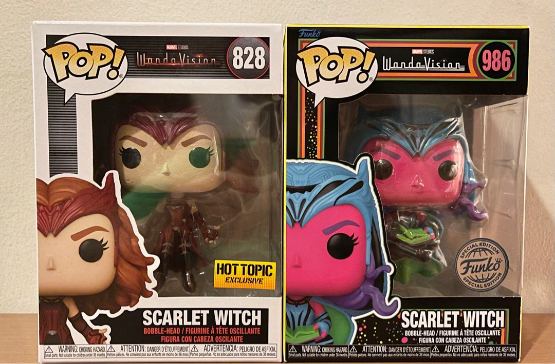 Scarlet Witch Funko Pop! Set, Hobbies & Toys, Toys & Games on Carousell