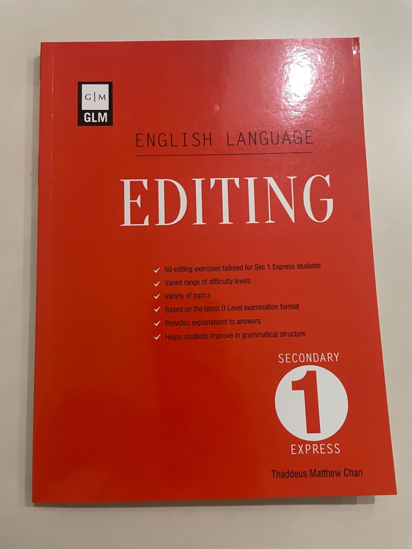 secondary 1 english editing book, Hobbies & Toys, Books & Magazines ...