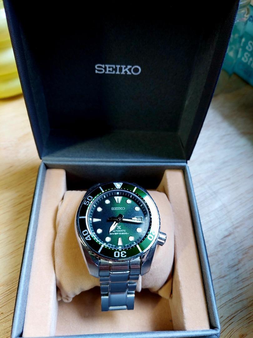 Seiko Watch Sumo Green JDM SBDC081, Men's Fashion, Watches ...