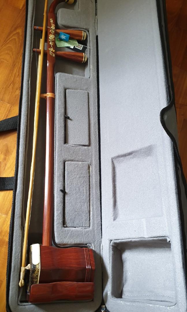 -Shanghai Dunhuang Rosewood Er hu + Rosin + 2 packs New String ...