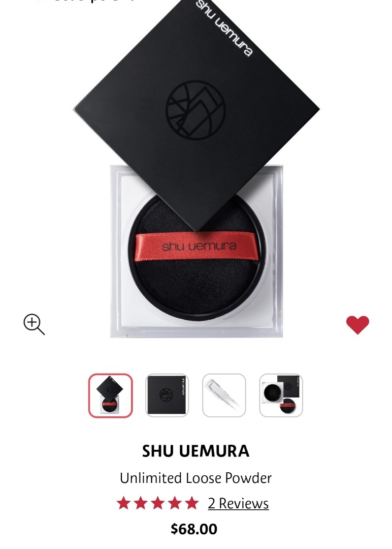 Shu Uemura Unlimited Loose Powder, Beauty & Personal Care, Face, Makeup ...