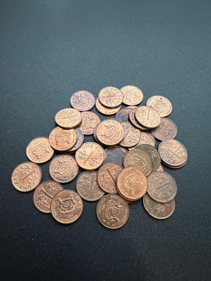 Singapore - Old 1 cent coins, Hobbies & Toys, Memorabilia ...