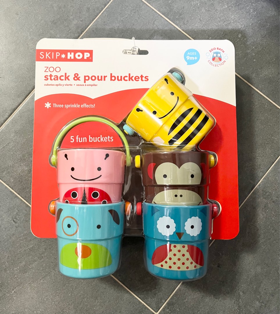 Skip Hop Zoo Stack & Pour Buckets, Hobbies & Toys, Toys & Games on ...