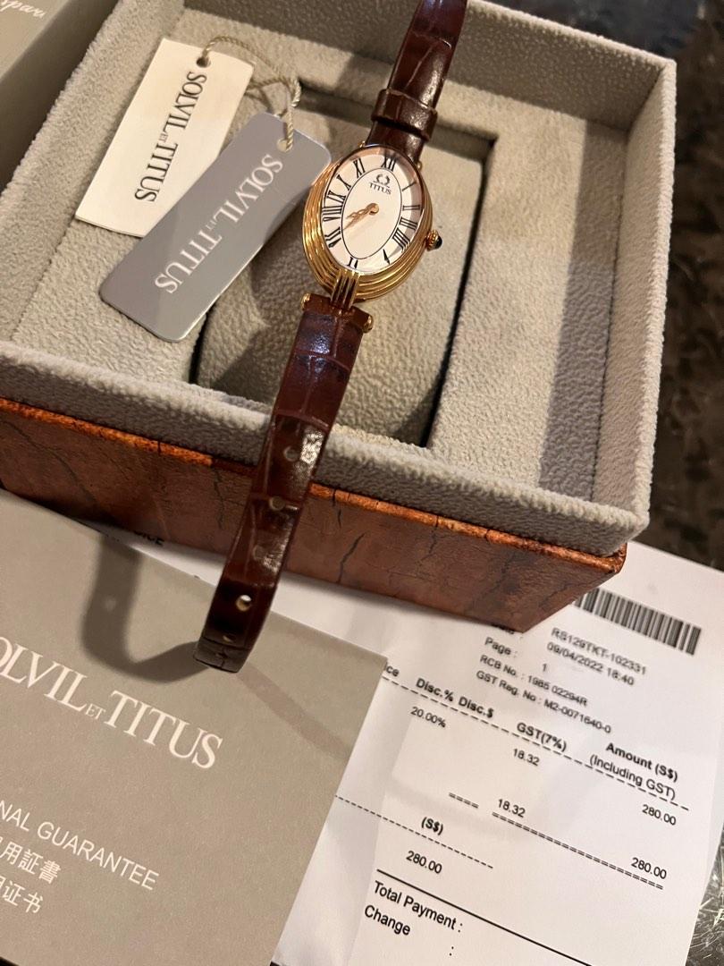 Solvil Titus watch, Luxury, Watches on Carousell