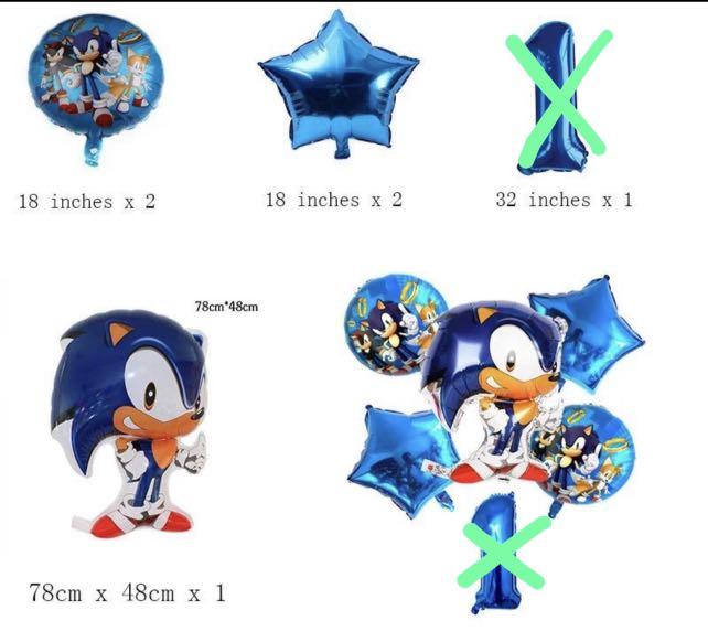 Sonic balloon, Everything Else on Carousell
