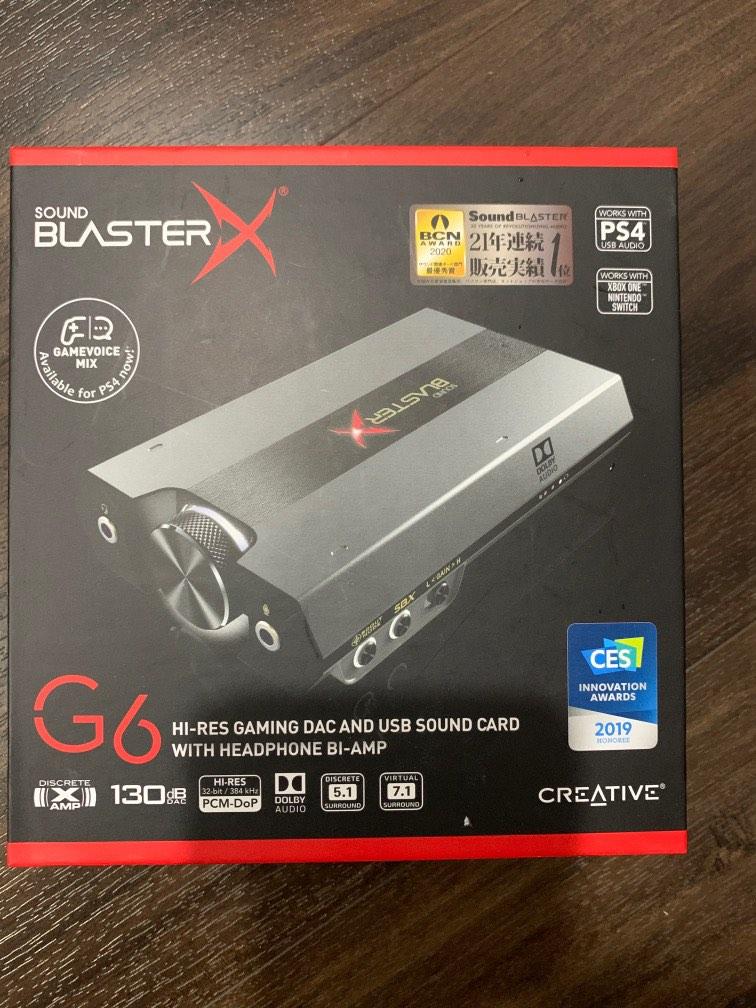 Sound blaster G6, Audio, Soundbars, Speakers & Amplifiers on Carousell