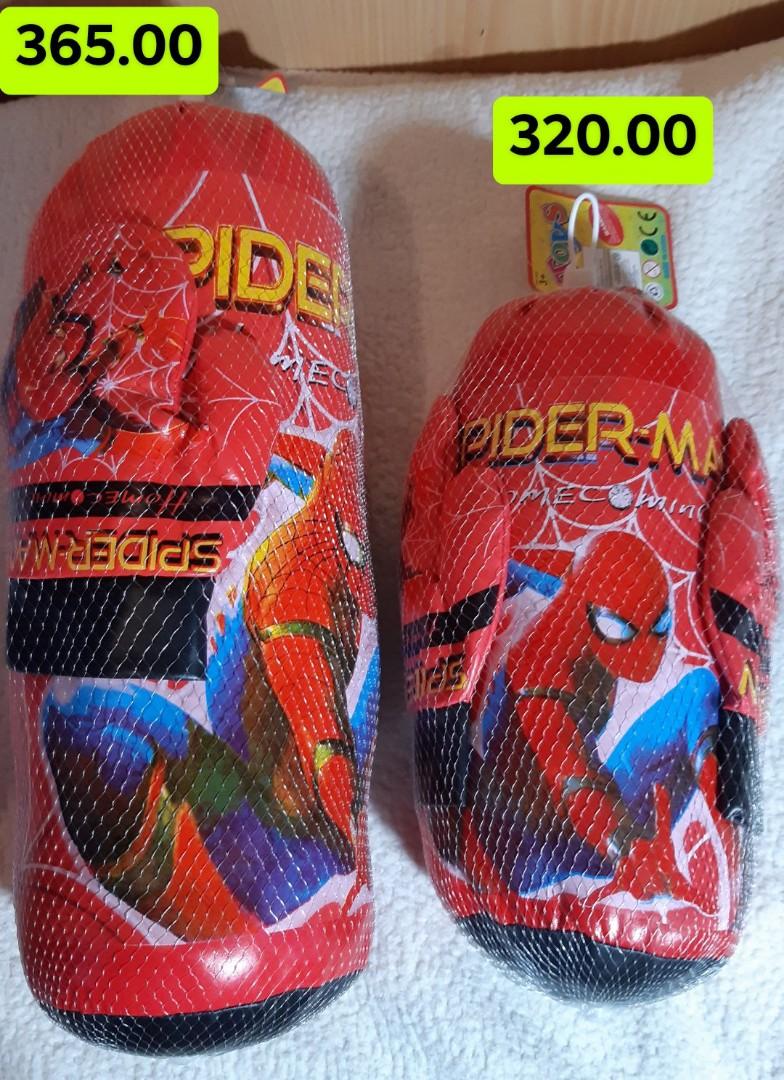 SPIDERMAN PUNCHING BAG WITH GLOVES, Hobbies & Toys, Toys & Games on ...