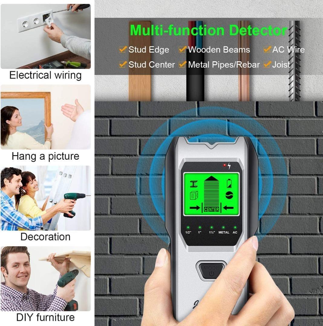 Stud Finder Wire Detector- Stud Detector Mutifunction Wall Scanner with ...