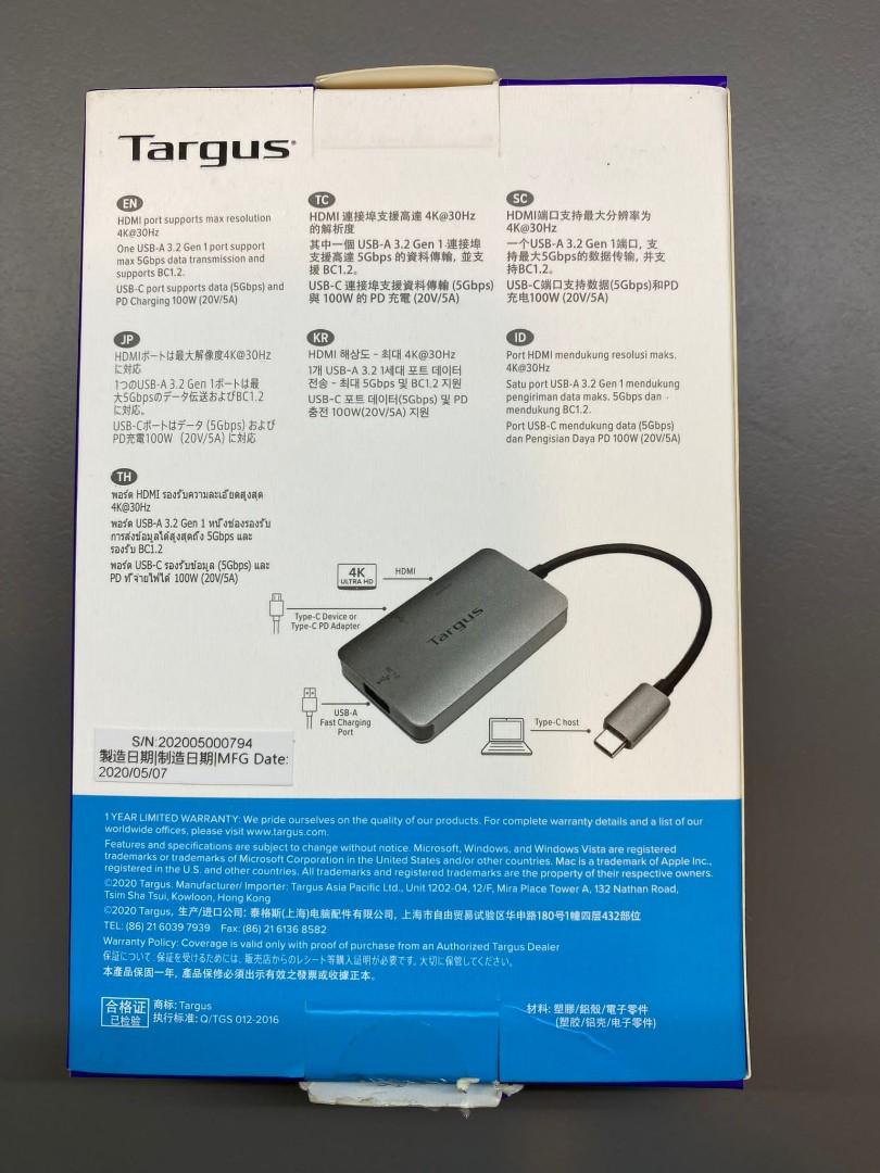 Targus USB-C 4K HDMI Video Adapter with 100W Power Delivery, Computers ...