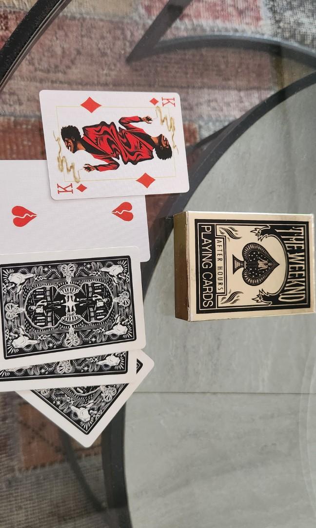 The Weeknd After Hours Playing cards, Hobbies & Toys, Toys & Games on ...