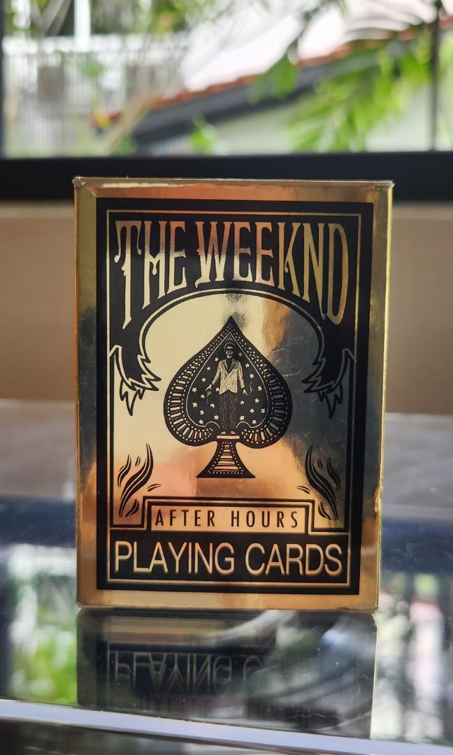 The Weeknd After Hours Playing cards, Hobbies & Toys, Toys & Games on ...