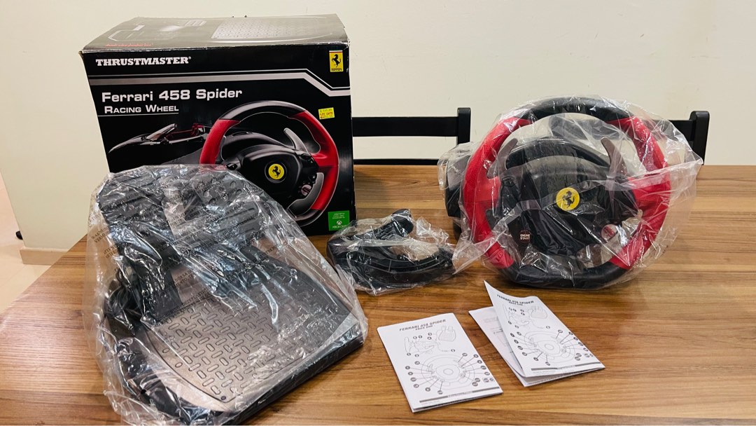 Thrustmaster Ferrari 458 Spider, Hobbies & Toys, Toys & Games on Carousell