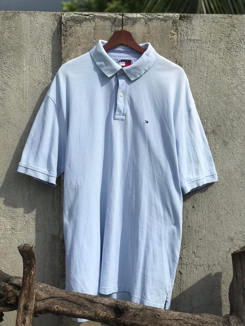 Tommy Hilifiger (Sky Blue), Men's Fashion, Tops & Sets, Tshirts & Polo ...